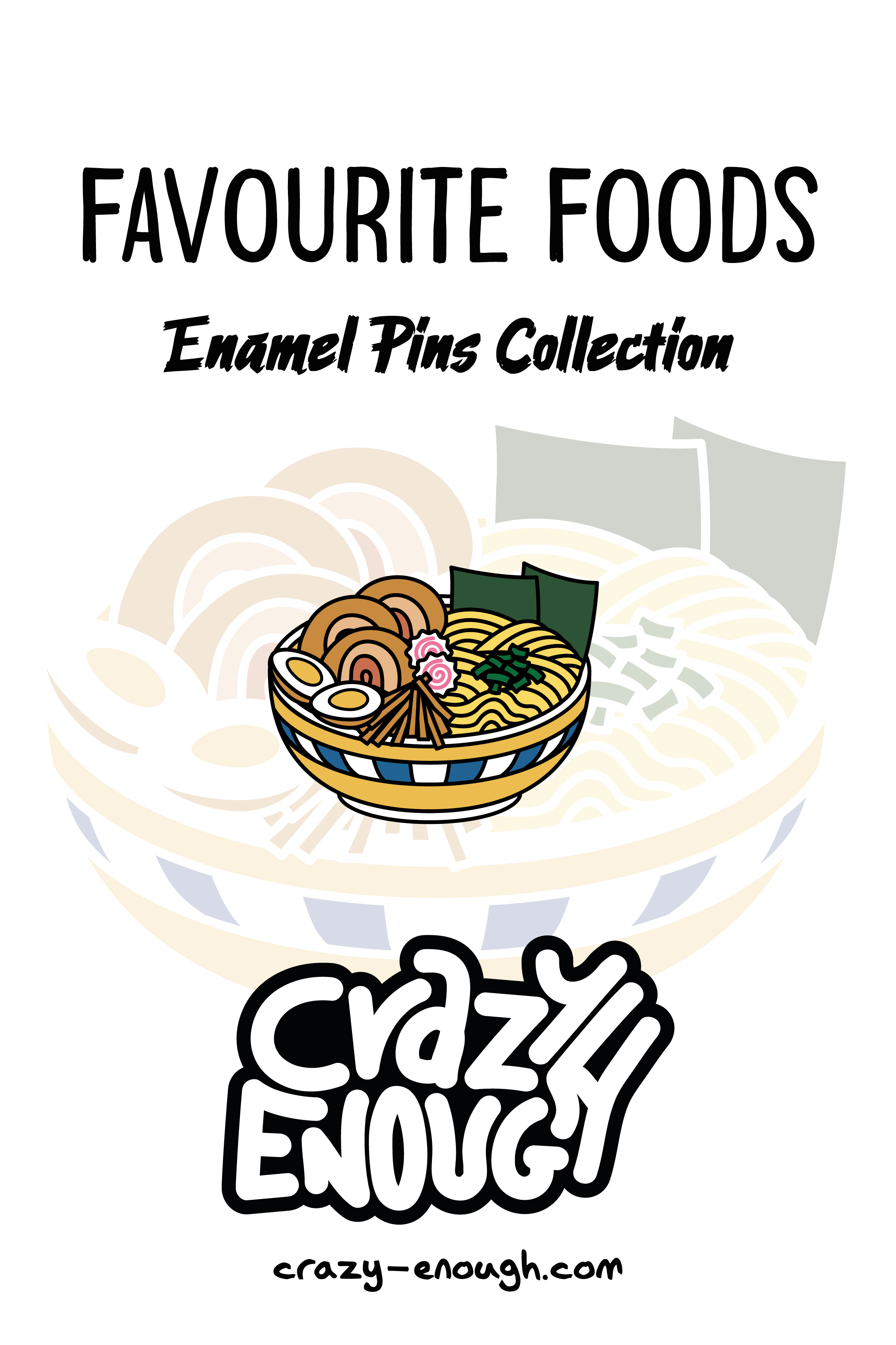 Crazy Enough | Pins - Stickers - Posters | Creative Studio